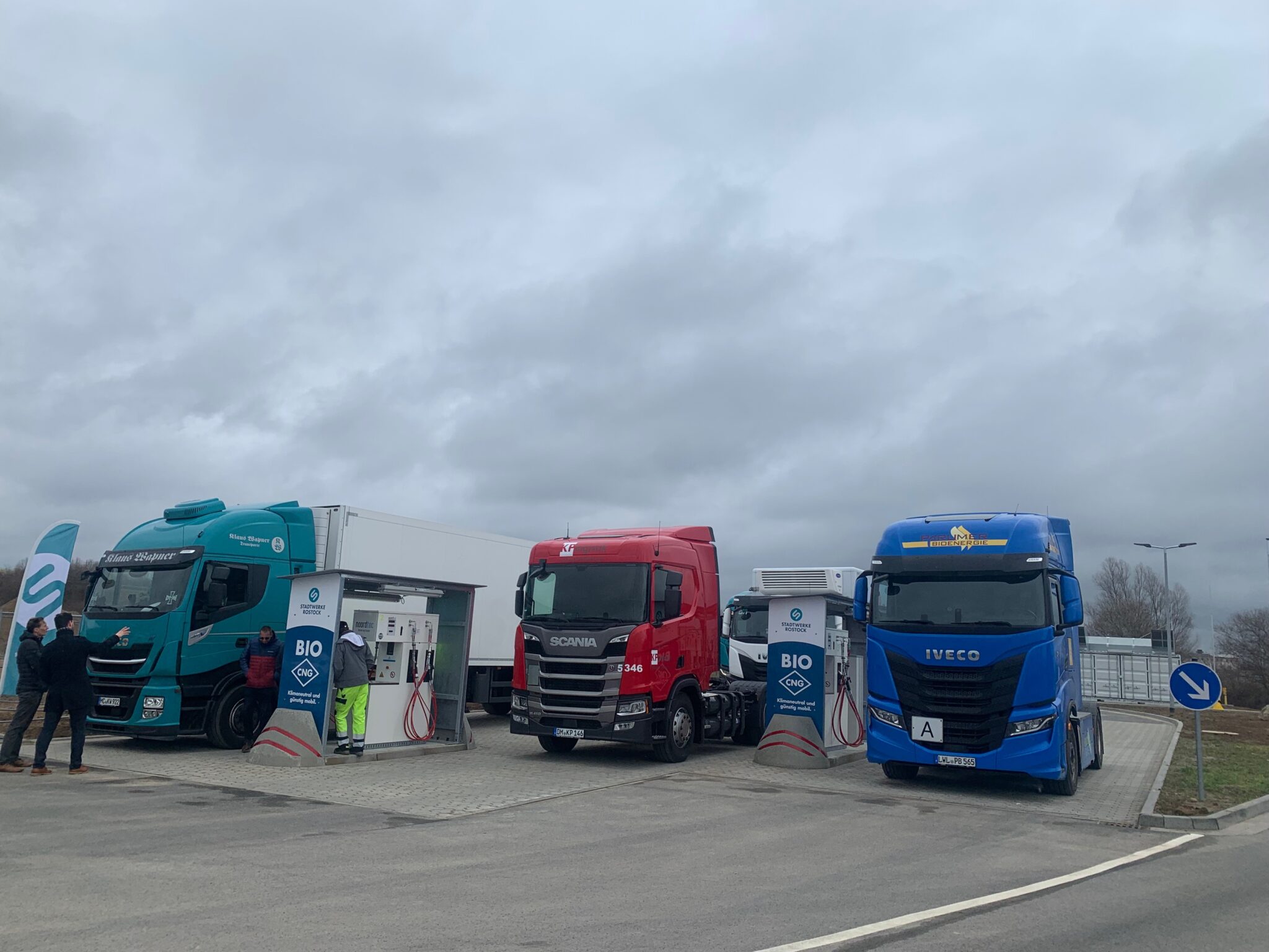 Inbetriebnahme BioCNG Tankstelle Stadtwerke Rostock - Noordtec